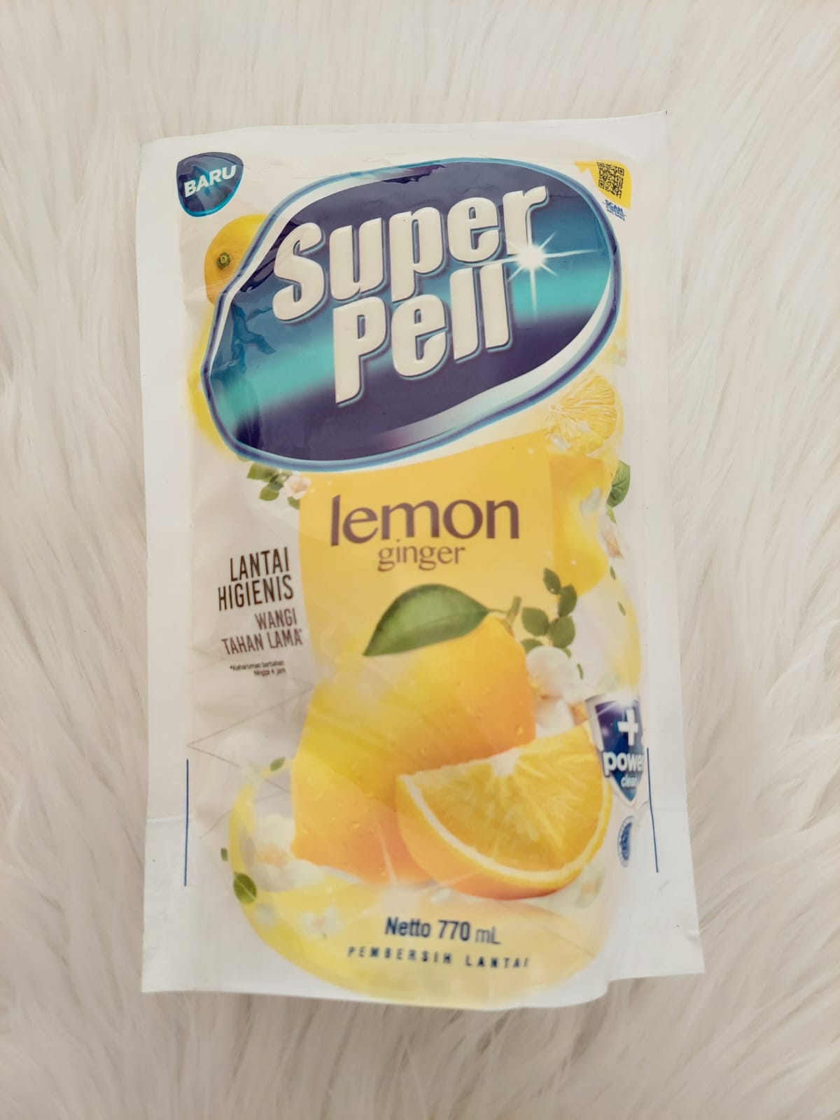 Jual super pell pembersih lantai lemon ginger 770 ml | smksip